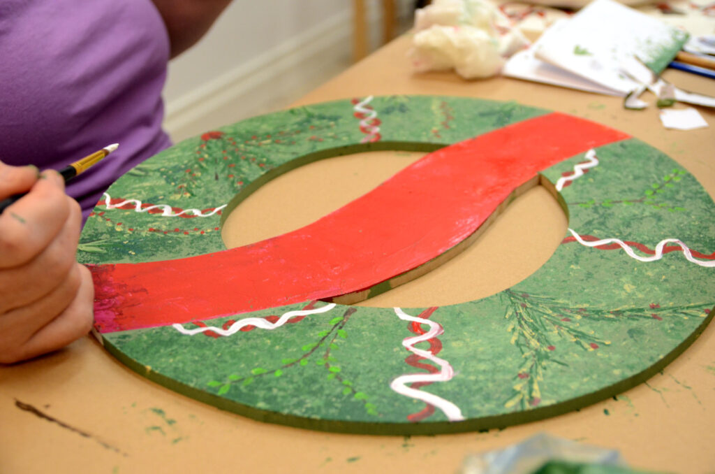 Workshop - Målade Julkransar - mgnART