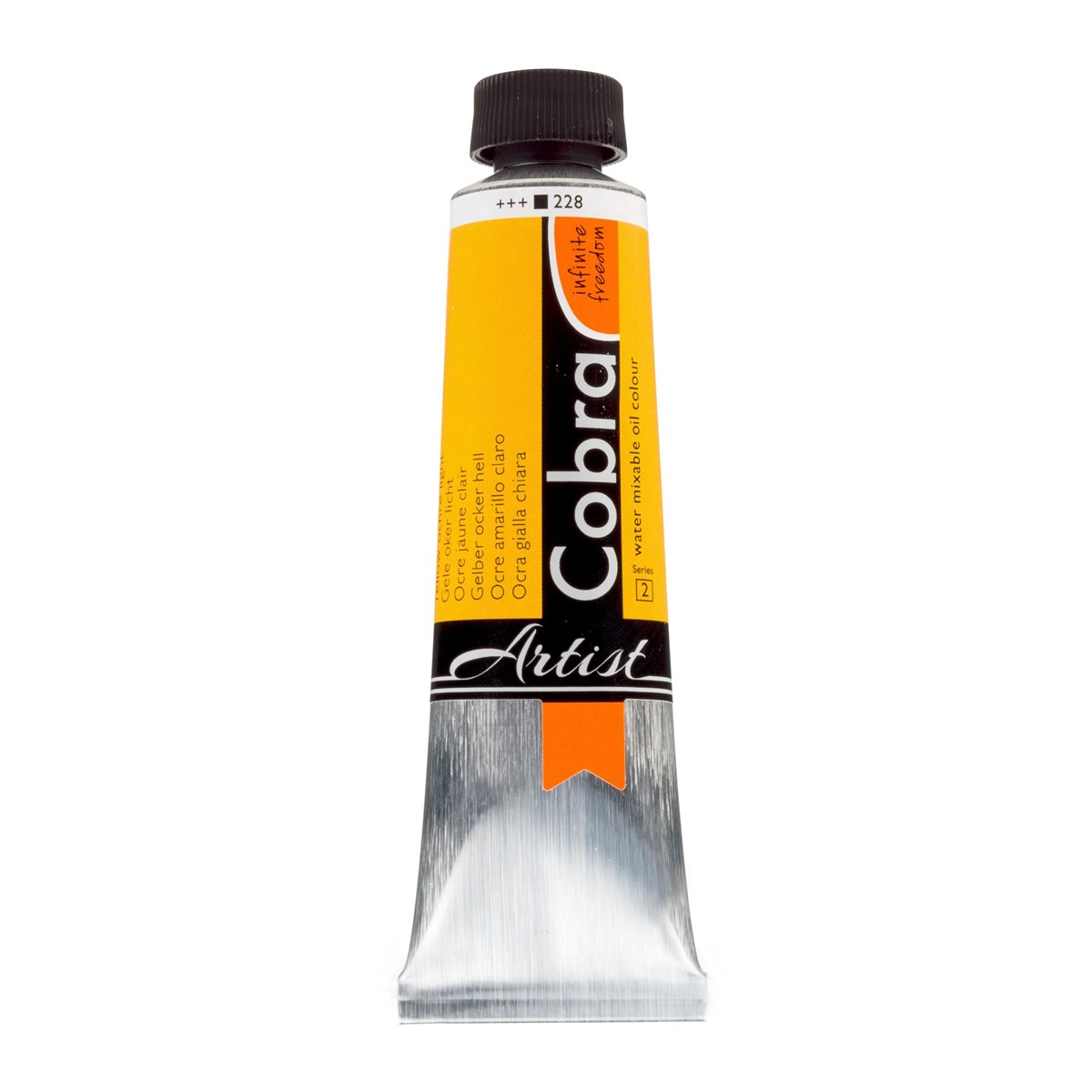 Yellow Ochre Light 228 - Cobra Artist 40 ml - mgnART